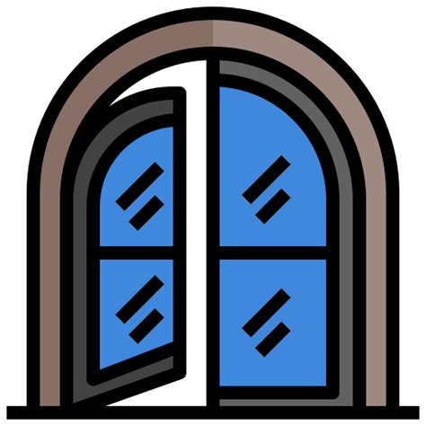 Open Window Surang Lineal Color Icon