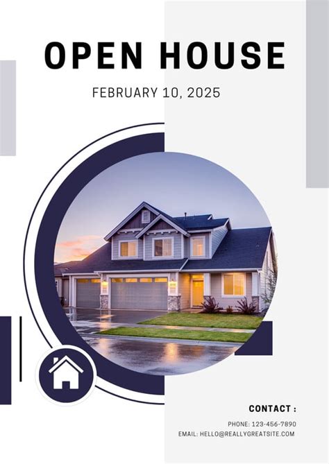 Free Printable Open House Flyer Templates Canva