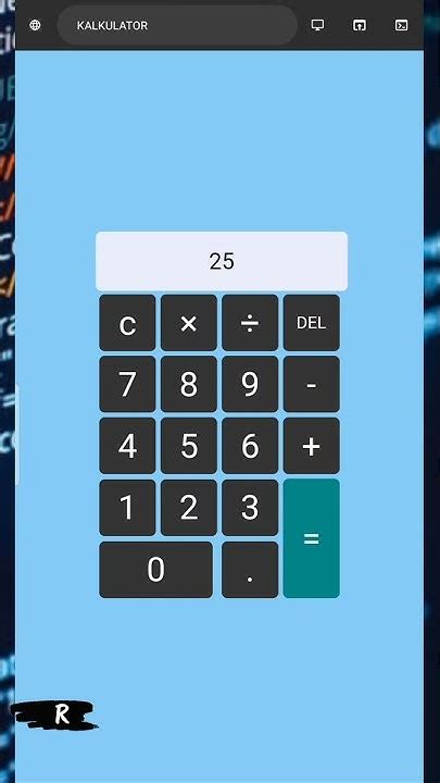 cara membuat kalkulator sederhana menggunakan html css javascript