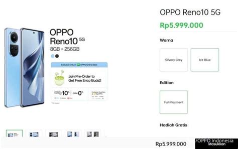 Harga Oppo Reno 10 5g Dan Spesifikasinya Hp Oppo Terbaru 2023