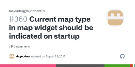 Current Map Type In Map Widget Should Be Indicated On Startup · Issue