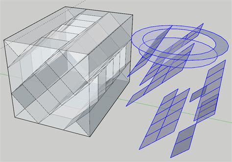 Make A Section Through A Piece Of Butcher Block Sketchup Free