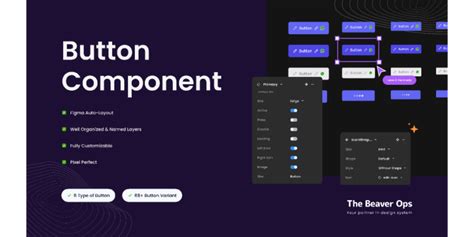 Button Component Auto Layout Variable Figma