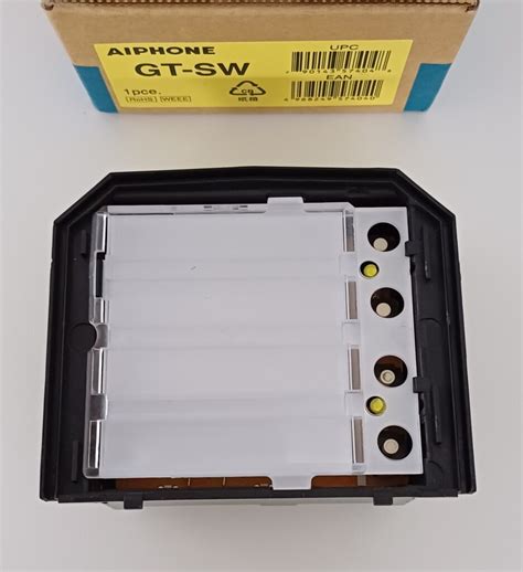 Aiphone Beldrukknop Module 4 Knoppen Modulaire Buitenposten Gt Sw