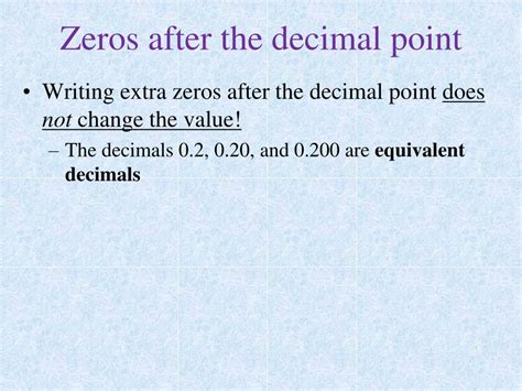 Ppt Place Value With Decimals Powerpoint Presentation Free Download Id 7010213