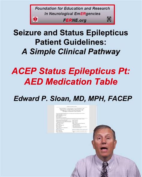 On Linkedin Acep Status Epilepticus Patient Aed Medication Table