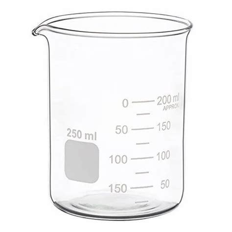 250 Ml Glass Beaker At ₹ 60piece Glass Beakers In Ambala Id