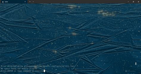 Neovim Neovimへのlazynvimの導入に際してエラーが出る スタック・オーバーフロー