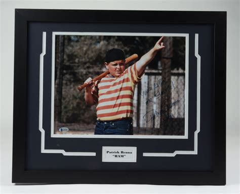 Patrick Renna Signed The Sandlot 18x22 Custom Framed Photo Inscribed