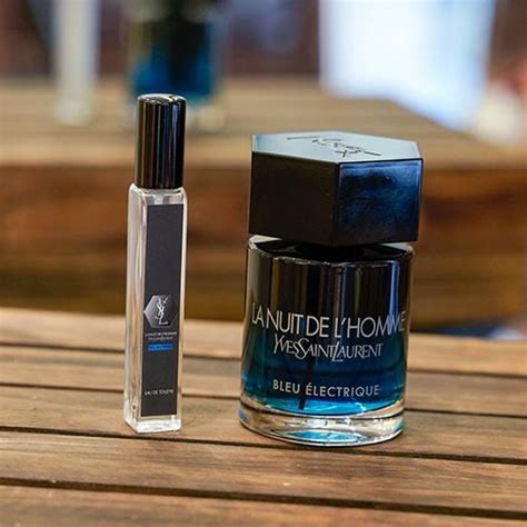 Ysl La Nuit De L`homme Bleu Electrique Edt Intense Chiết 10ml