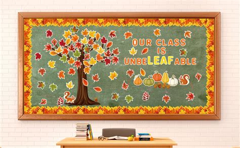 Haooryx Fall Autumn Unbeleafable Artificial Leaves Cutouts