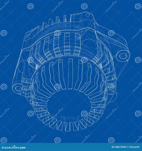 car generator vector stock vector illustration of generating 258675685