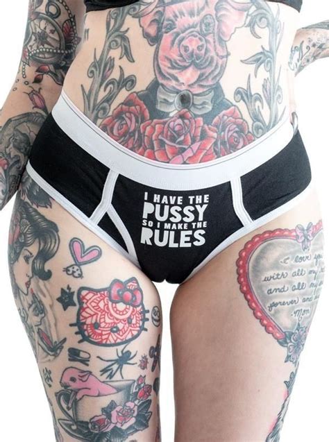 Sexy Tattoos And Cheeky Panties Pic