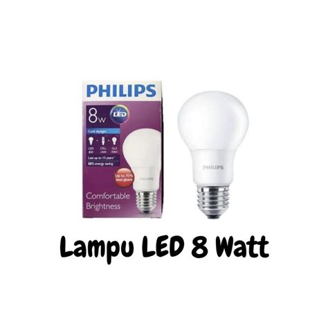 Lampu LED 8 Watt