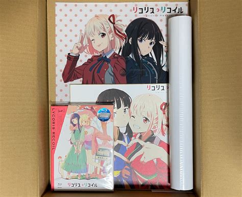 『リコリス・リコイル』blu Ray第1巻の4つ角90度のパッケージが届いた マイ雑記ドットコム