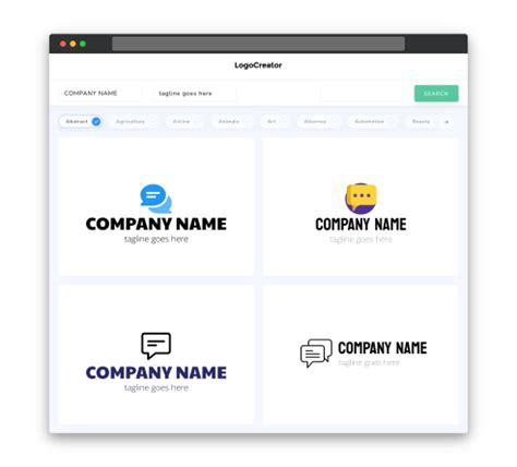 Chat Box Logo Design Create Your Own Chat Box Logos