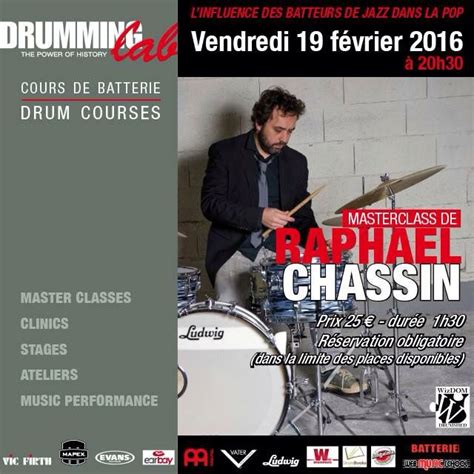 Raphael Chassin Drummer Batteur At Drumminglab Paris Frederick