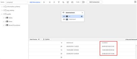 Convert Timestamp Column In Postgresql Embedded Bold Bi Docs
