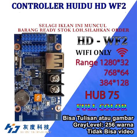Jual Harga Murah Hd Wf2 Hd Wf2 Wifi Kontroler Huidu Full Color Running