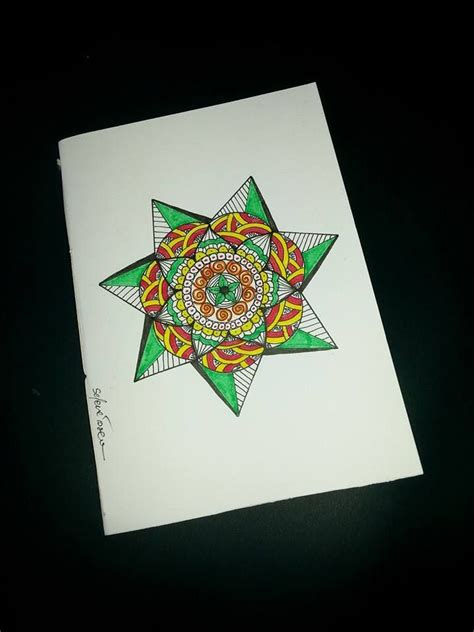 Colorful Zentangle Notebook Cover