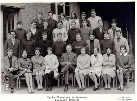 Photo De Classe Sc Ex De 1966 Lycée Classique Et Moderne Mixte