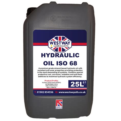 Hydraulic Oil Iso 68 Westway Oils