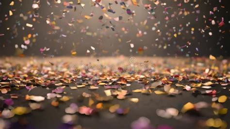 Celebration Confetti Fall Stock Video Video Of Movement 347327877