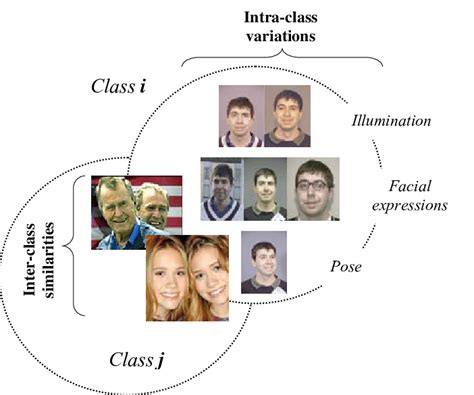 inter class similarities and intra class variations face recognition