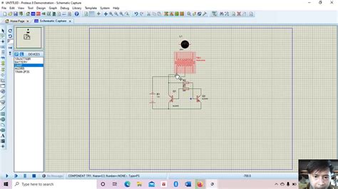 Simulasi Rangkaian Inverter Dc To Ac 12vdc 220vac Dengan Aplikasi