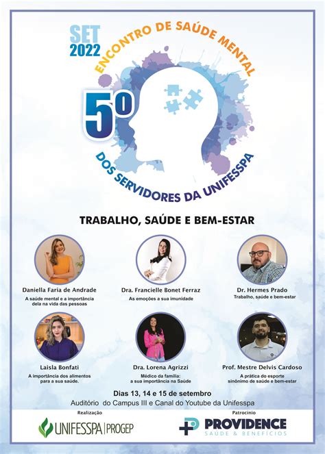 13 A 15 De Setembro 5º Encontro De Saúde Mental Dos Servidores Da