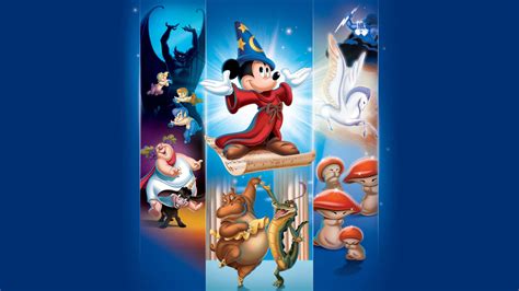 Download Fantasia Classic Animated Characters Wallpaper