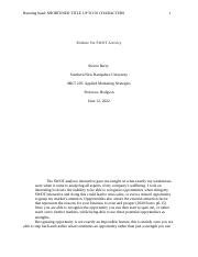 Module Six SWOT Activity Docx Running Head SHORTENED TITLE UP TO 50