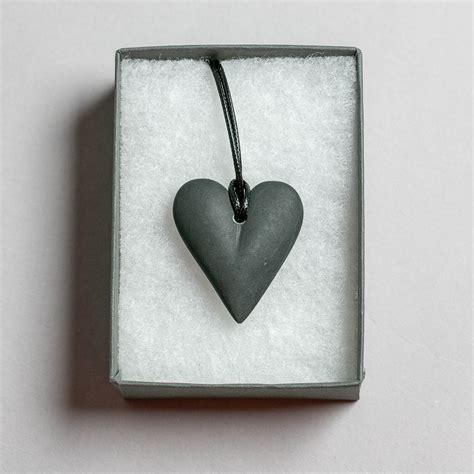 Heart 2 Aled Jenkins Slate Pendant Moma Machynlleth