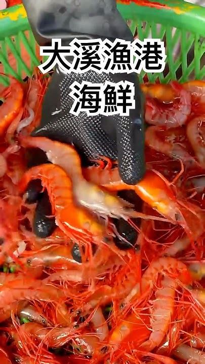 來大溪漁港買海鮮吃 這裡的甜蝦屬於生食級的 所以一定要品嚐看看 美食 海鮮 宜蘭 宜蘭景點 頭城 大溪漁港 Youtube