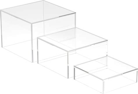 Small Clear Acrylic Cubes For Display Plastic Boxes For