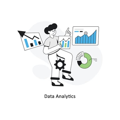 Data Analytics Flat Style Design Vector Illustration Stock Illustration 42109438 Vector Art At