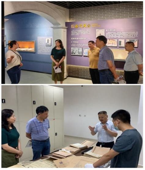 副校长黄志坚带调研组深入市档案馆开展工作交流 景德镇学院图书馆