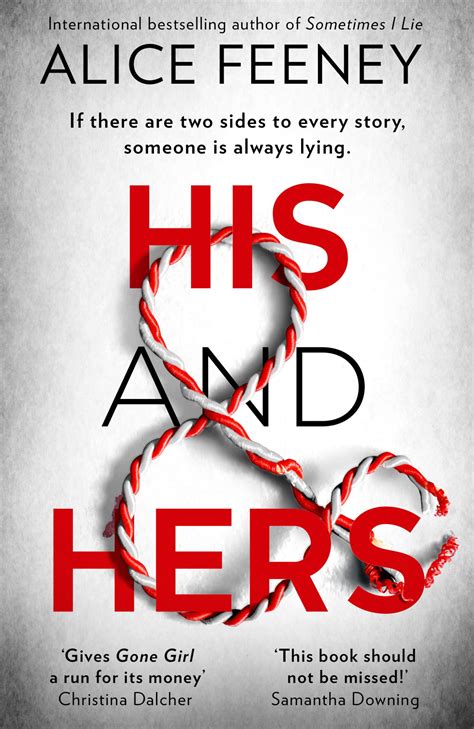 His And Hers The Thrilling Suspenseful And Gripping New Psychological