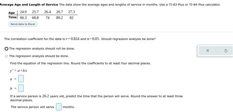Solved The Correlation Coefficient For The Data Is R Chegg