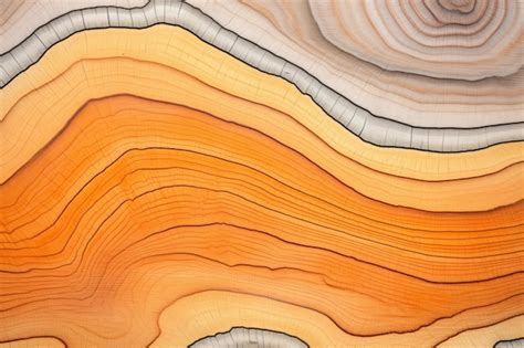 Premium Ai Image Engraved Wood Grain On A Tree Trunk