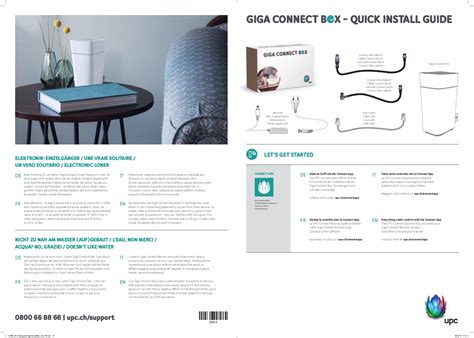 Giga Connect Box Installation Guide Upc Support And Tips