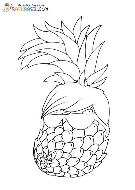 Dibujos De Piña Para Colorear