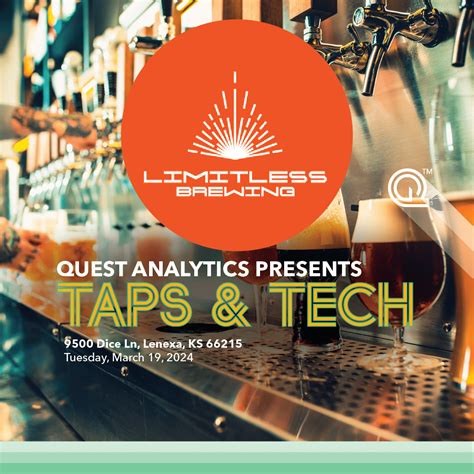 Quest Analytics® Presents Taps And Tech Quest Analytics
