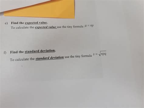 Solved E Find The Expected Value To Calculate The Expected Chegg