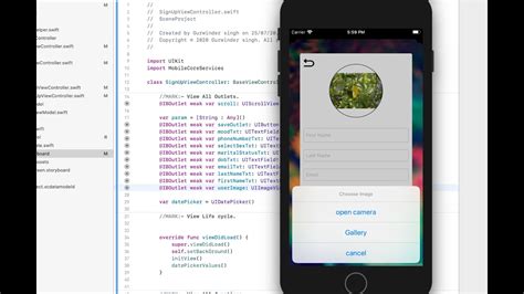 Swift Xcode Photo From Gallery And Camera YouTube