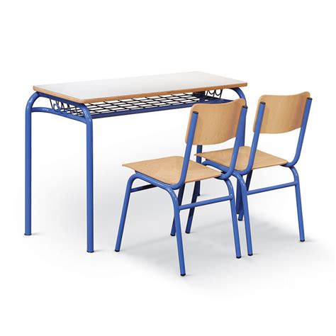 School Furniture School Classroom Table Chairs Students Study Double
