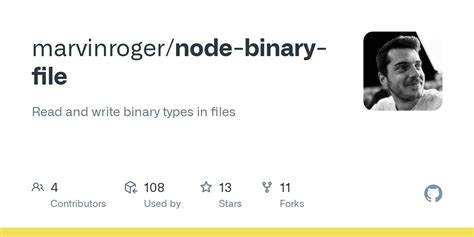 Github Marvinroger Node Binary File Read And Write Binary Types In Files