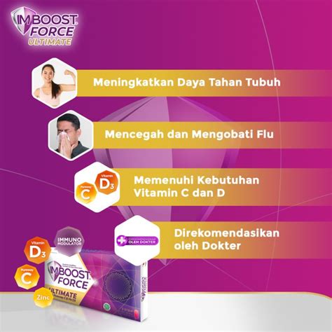 Jual Imboost Force Ultimate 1 Strip 10 Tablet Shopee Indonesia