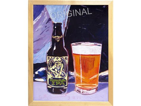 Stone Brewing Ruination IPA California Craft Beer Painting Etsy