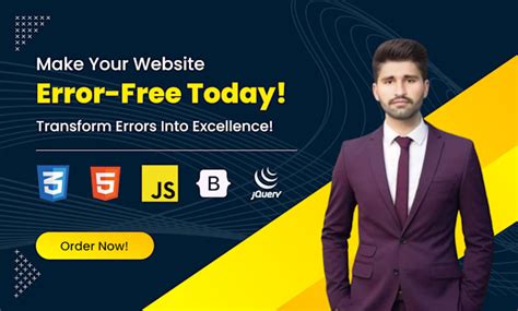 Fix Frontend Bugs In Html Css Bootstrap Javascript And Jquery